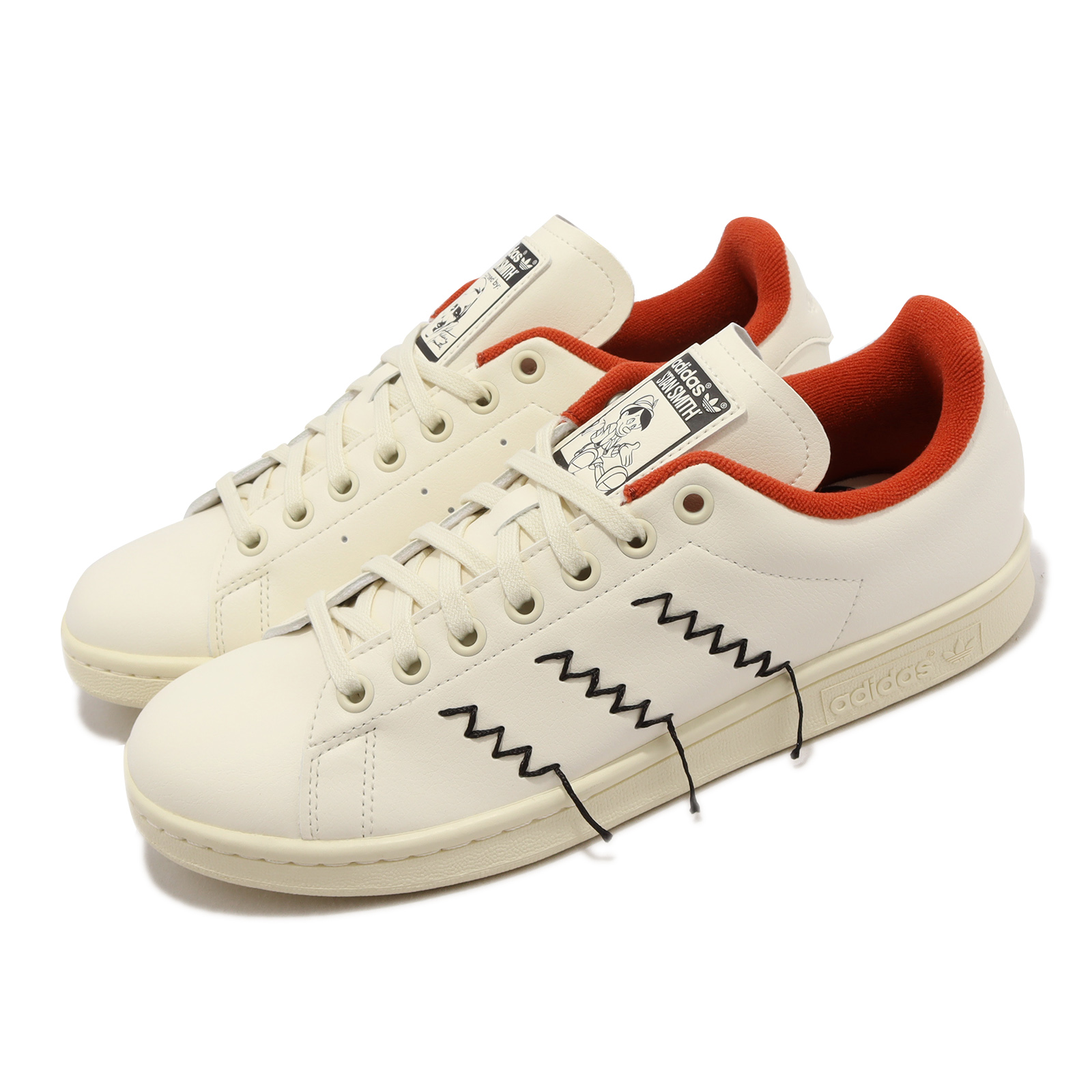 [ACS] adidas 休閒鞋 Stan Smith 男女鞋 米白 紅 黑 迪士尼 史密斯 皮諾丘 小木偶 愛迪達 HP5580 | LINE 禮物