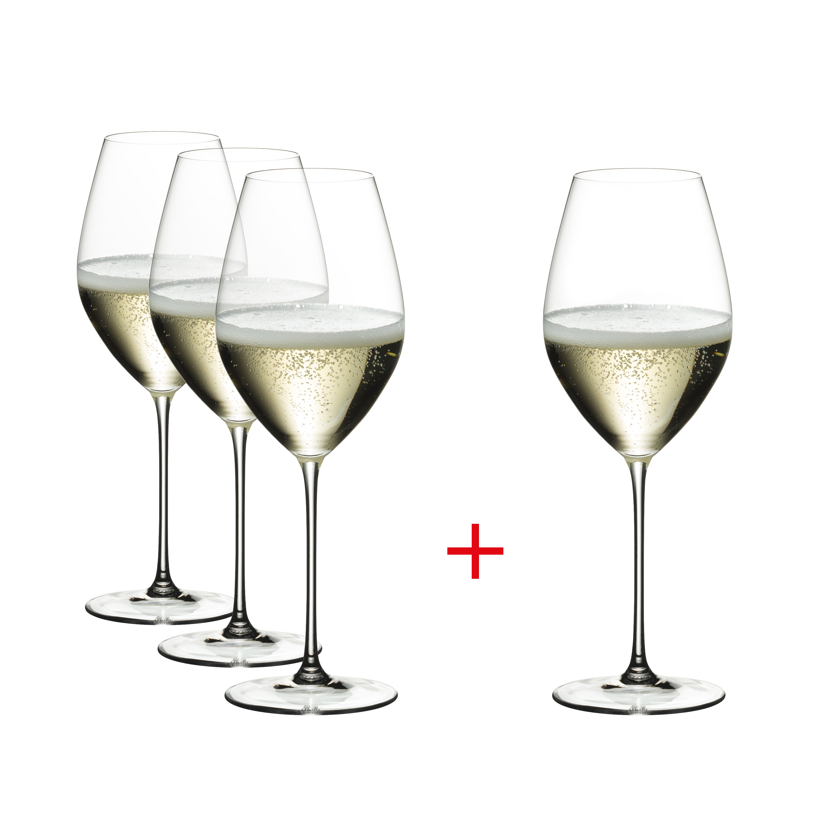 【預購】【Riedel】【水瓶座生日禮物】Veritas Champagne香檳杯-買3送1超值組 客製卡片 香檳杯 白酒杯 水晶酒杯 葡萄酒 ...