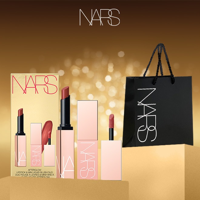 獨家禮盒🔥【NARS】璀璨奢金激情過後唇頰禮盒 1+1組 💛一抹唇頰水光嫩亮💦摩羯座獨享生日禮🎁 口紅 交換禮物推薦🎁 | LINE 禮物