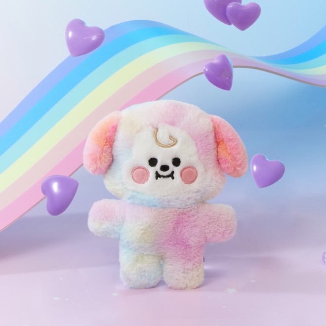 【LINE FRIENDS】BT21_BABY RAINBOW CHIMMY絨毛玩偶 | LINE 禮物