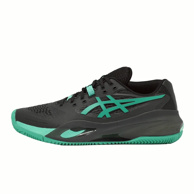 [ACS] Asics 亞瑟士 網球鞋 Gel-Resolution X Clay 男鞋 紅土專用 黑 綠 運動鞋 1041A485003 ...