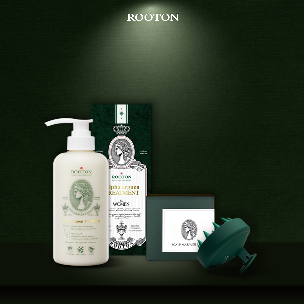 快速出貨【ROOTON】柔順秀髮！甦活植萃護髮素500ml+頭皮按摩梳+女神提袋 | LINE 禮物