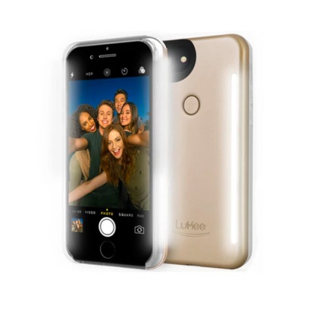 【LUMEE 】 Duo iPhone 8/7/6/6s 雙面 LED 補光手機殼 -金色 (型號可任選) | LINE 禮物