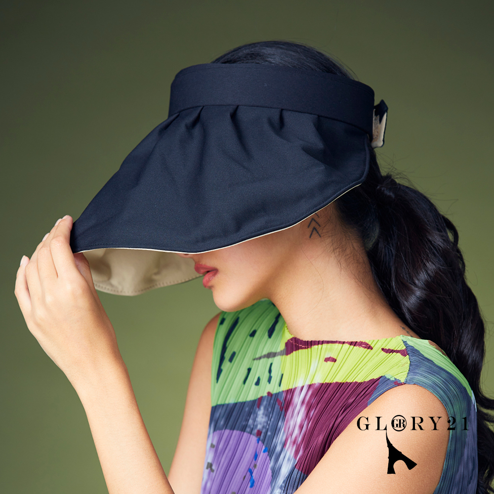 【GLORY21】大帽簷遮陽貝殼帽-黑 | LINE購物商城
