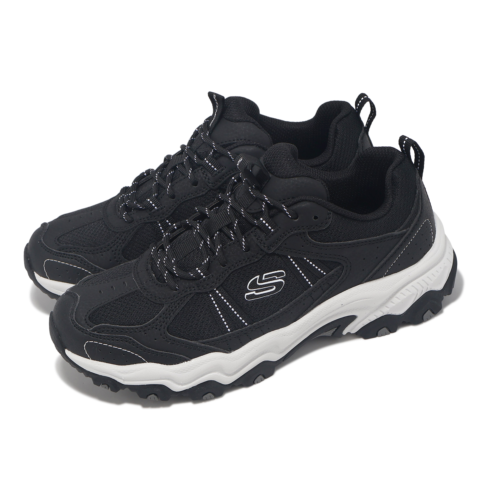 [ACS] Skechers 戶外鞋 Stamina AT 女鞋 黑 白 避震 網眼 抓地 溯溪鞋 180125BKW | LINE 禮物