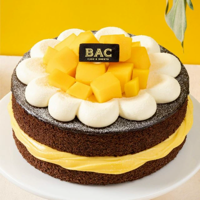 【BAC CAKE&SWEETS】 6吋百鑲鮮芒果蛋糕＋精美時尚提袋 | LINE 禮物