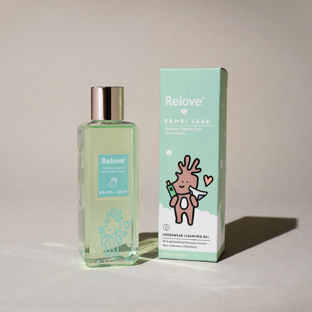 【Relove】任選2入 斑比山丘獨家聯名款私密衣物蛋白酵素去漬抑菌手洗精220ml | LINE 禮物