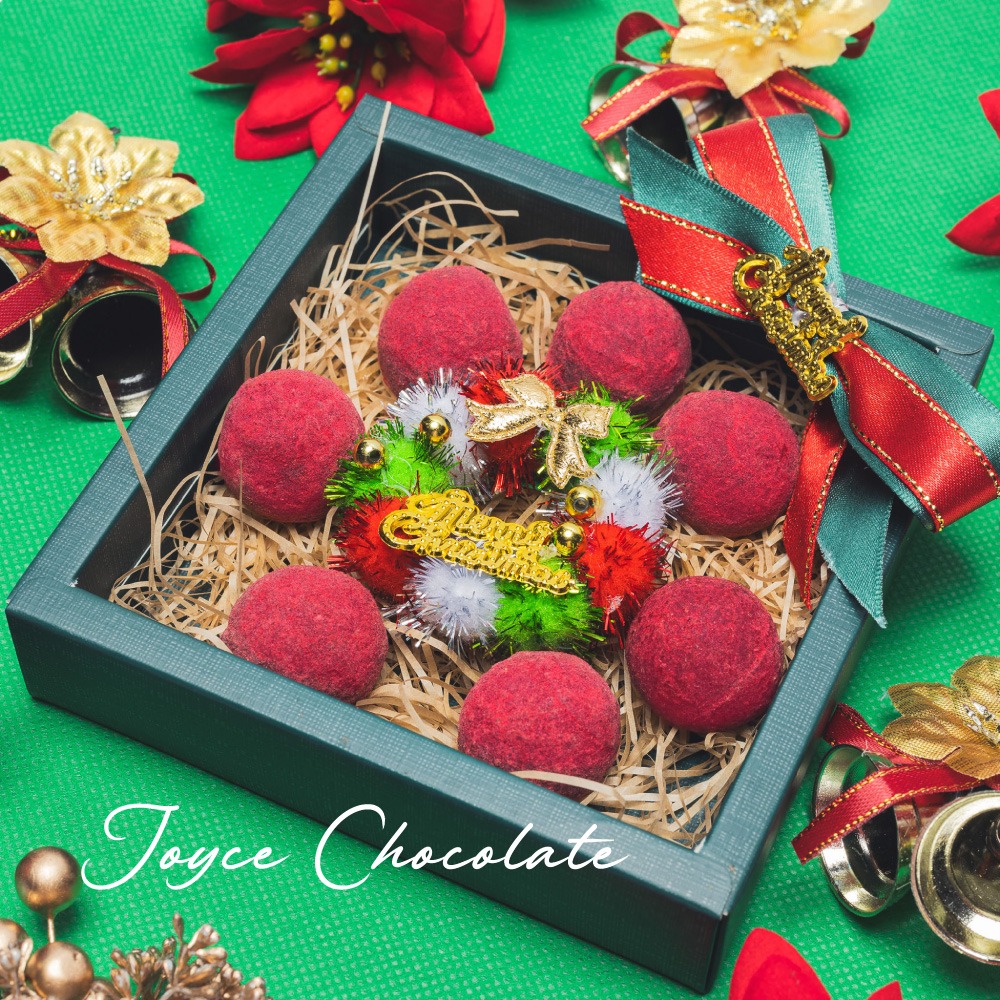 【Joyce Chocolate】「聖誕節限定」聖誕花圈巧克力禮盒(7顆入/盒) | LINE 禮物