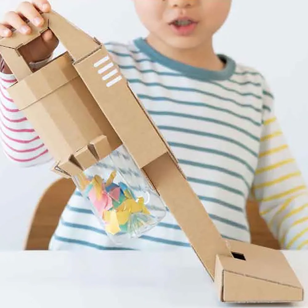 【OOYII吾憶】日本製Gakken Kazokutte 紙板工藝手作伸縮吸塵器｜生日禮物｜ | LINE 禮物