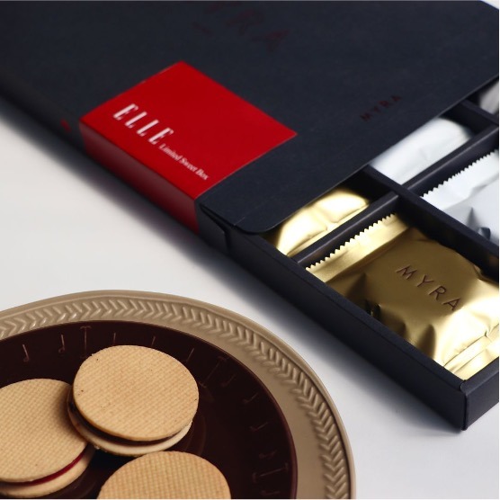 【ELLESHOP】端午禮盒、端午送禮 🐲 ELLE x MYRA-秋光圓舞曲｜夾心餅乾禮盒 | LINE 禮物