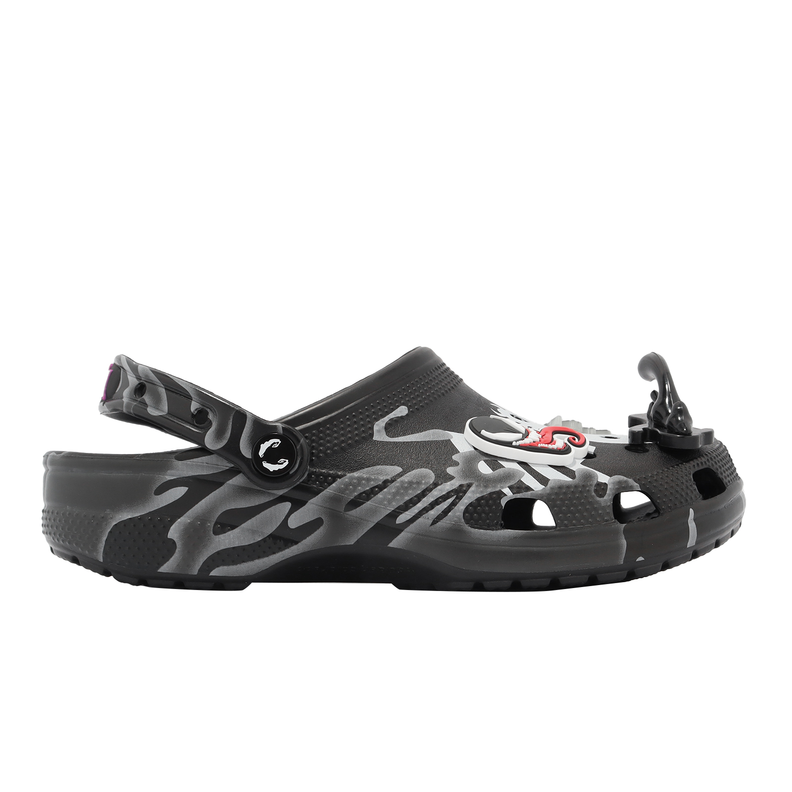 [ACS] Crocs x Venom Clog 洞洞鞋 猛毒 蜘蛛人 克駱格 黑 漫威 反光 附鞋扣 卡駱馳 聯名 男女鞋 ...