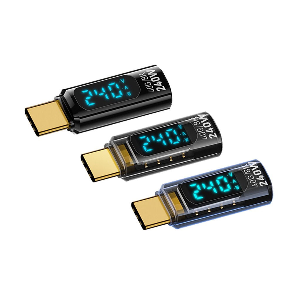 【ibits】MDD USB4數顯轉接頭 Type-C母轉公 240W快充 8K投影 40Gb傳輸 適用蘋果15 | LINE 禮物