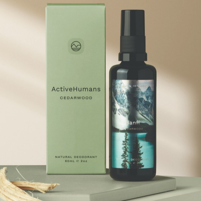 【Active Humans】 洛磯山脈雪松體香噴霧60ml｜加拿大城市體香噴霧｜減少肌膚異味 | LINE 禮物