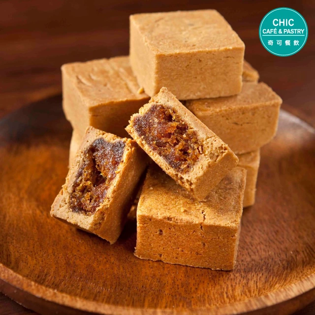 新年快樂【Chic Pastry】沖繩黑糖不膩口金鑽鳳梨酥禮盒 (4入)(9入) | LINE 禮物