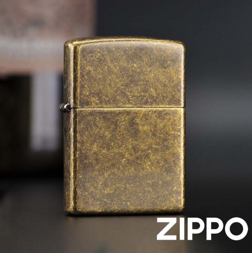 【ZIPPO】ZIPPO 201FB 仿古黃銅防風打火機 | LINE 禮物