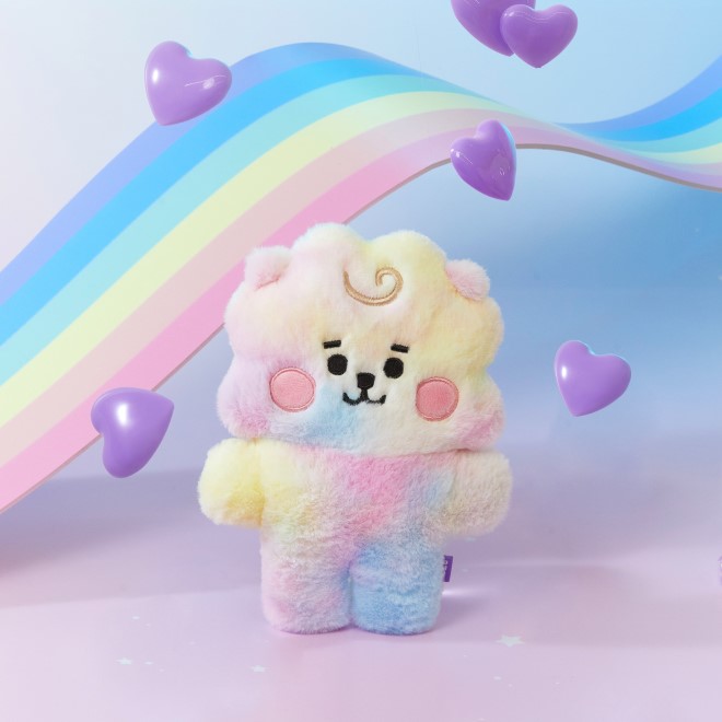 【LINE FRIENDS】BT21_BABY RAINBOW RJ絨毛玩偶 | LINE 禮物