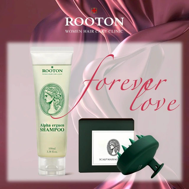 【ROOTON】七夕告白禮！頭皮按摩梳+甦活植萃洗髮精100ml (七夕情人節禮物) | LINE 禮物