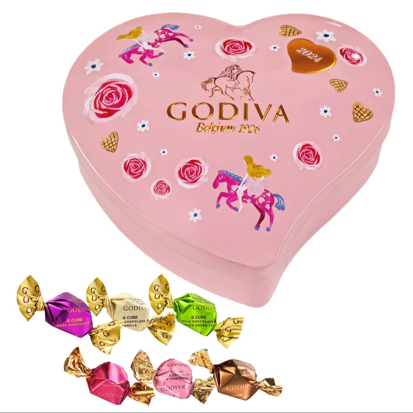 【GODIVA】戀人絮語巧克力鐵盒10顆裝 | LINE 禮物