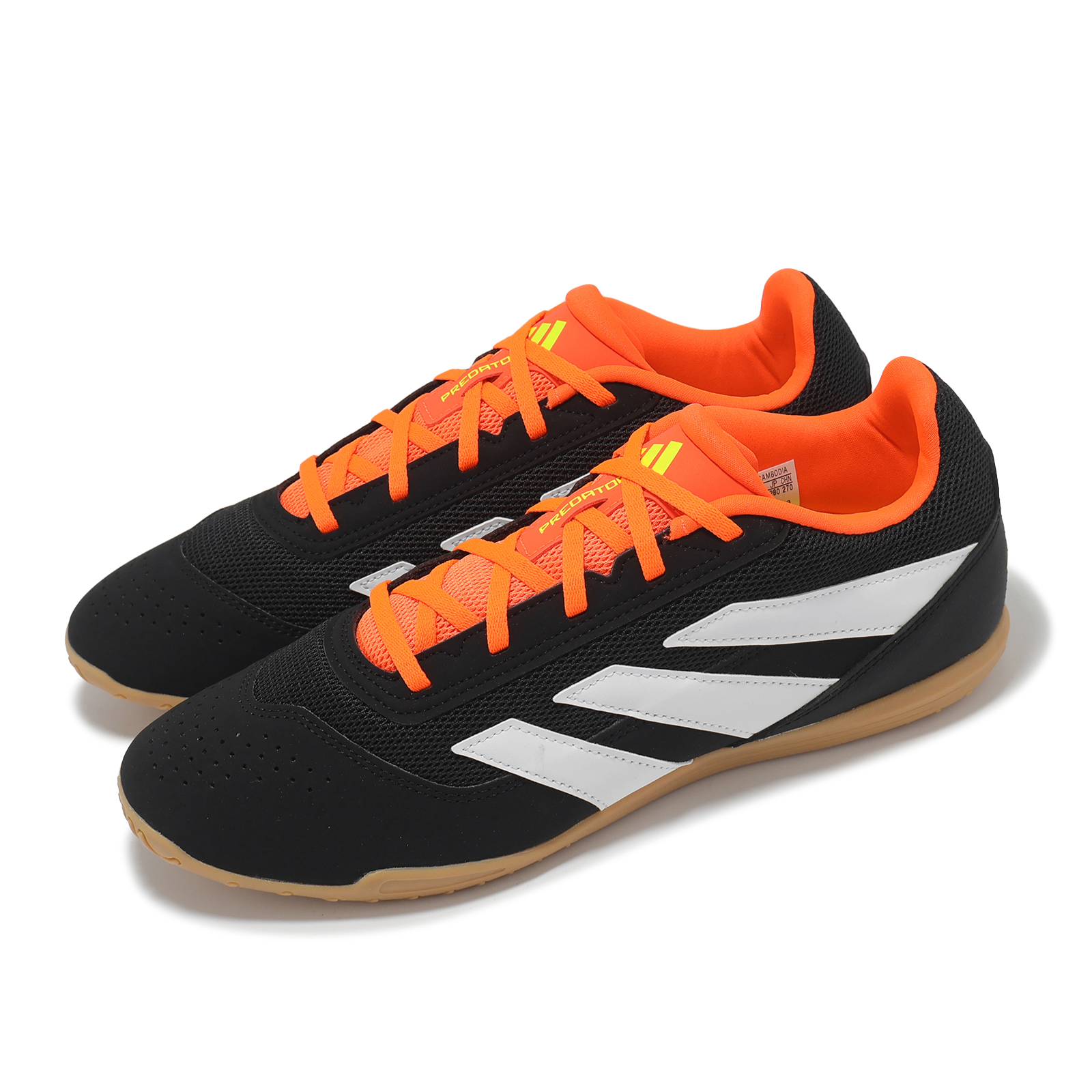 [ACS] adidas 室內足球鞋 Predator Club In Sala 男鞋 黑 紅 膠底 抓地 運動鞋 愛迪達 IG5448 ...