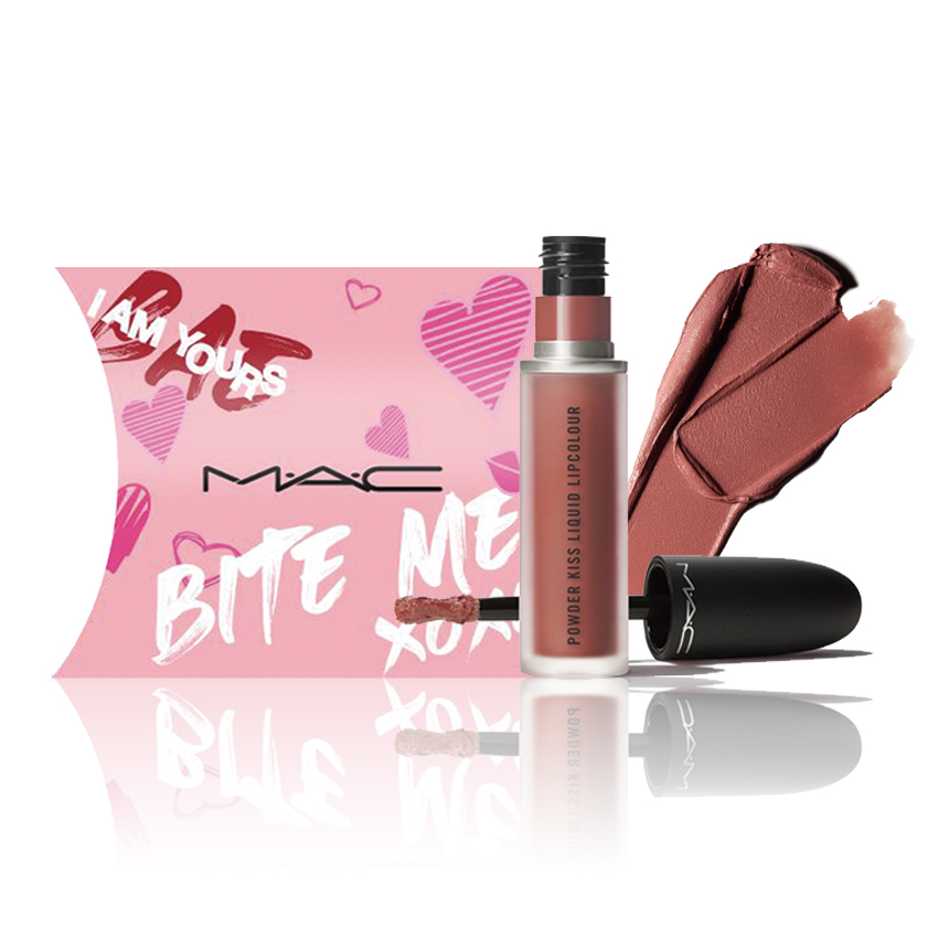 【MAC】LUV U Dear 💖絲柔粉霧唇釉-OVER THE TAUPE 中調粉裸色 | LINE 禮物