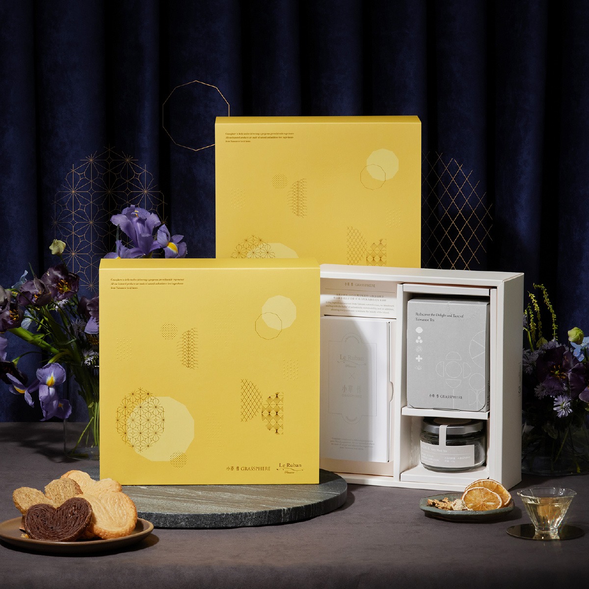 多組優惠【小草作 x 法朋】2024 中秋聯名禮盒-豐盛禮五盒組 [可指定出貨時間] | LINE 禮物