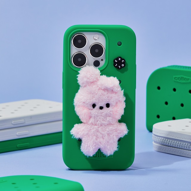 【LINE FRIENDS】COLLER_BT21 minini系列 COOKY 絨毛裝飾扣 (不含手機殼) | LINE 禮物