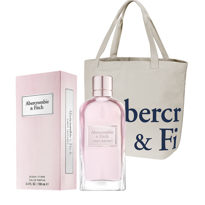 【ABERCROMBIE & FITCH】同名經典女性淡香精100ml(贈A&F帆布托特包.附禮物袋) | LINE 禮物