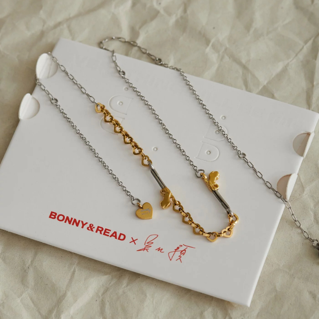 【BONNY&READ飾品】 [吳佳穎設計款/鈦鋼] 項鍊 鎖骨鍊 射中你的心項鍊 | LINE 禮物