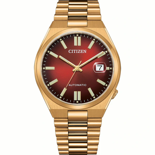 [開運金色]【CITIZEN 星辰】限量酒紅色 機械錶 NJ0153-82X | LINE 禮物