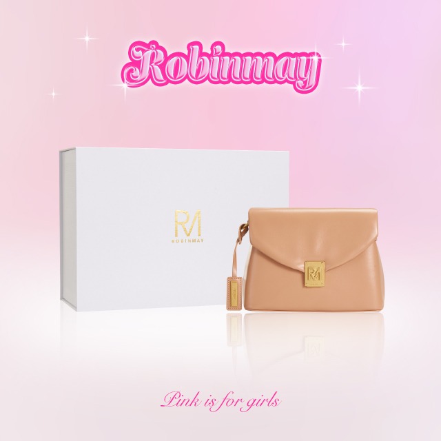 芭比風潮【ROBINMAY】朵舒斜背包(柔霧粉) LINE禮物獨家贈包裝禮盒 | LINE 禮物
