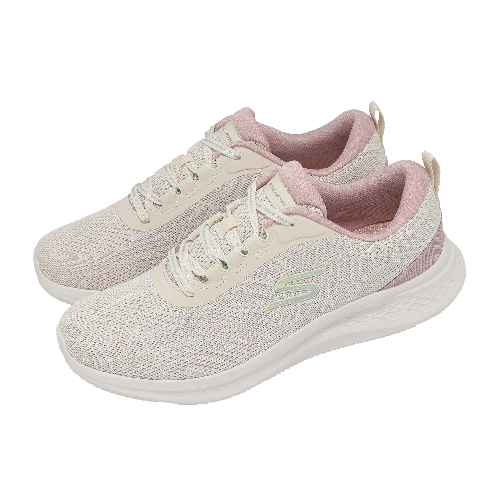[ACS] Skechers 休閒鞋 Skech-Lite Pro 2 女鞋 米 粉紅 針織 緩震 運動鞋 150620NAT | LINE 禮物