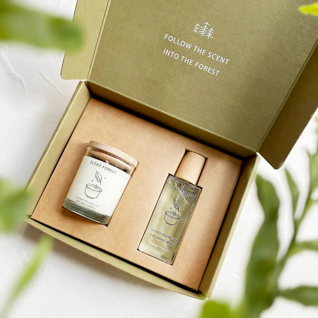 【一起1717香噴噴】LINE禮物獨家 - 香氛噴霧30mlX2＋同款氣味大豆蠟燭80gX2 與你分享好香氣 【香氛森林】 | LINE 禮物