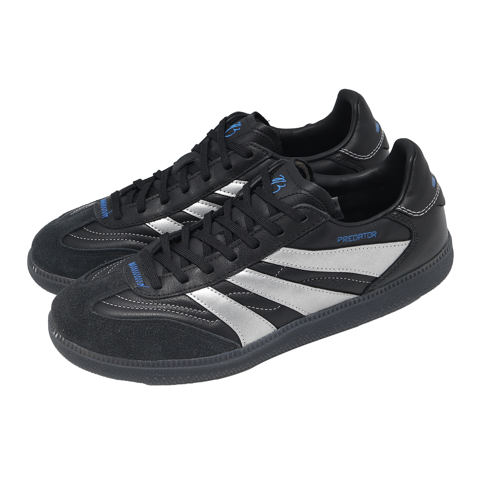 [ACS] adidas 愛迪達 足球鞋 Predator Freestyle JB 男鞋 黑 銀 室內球場 復古 拼接 JQ6777 ...