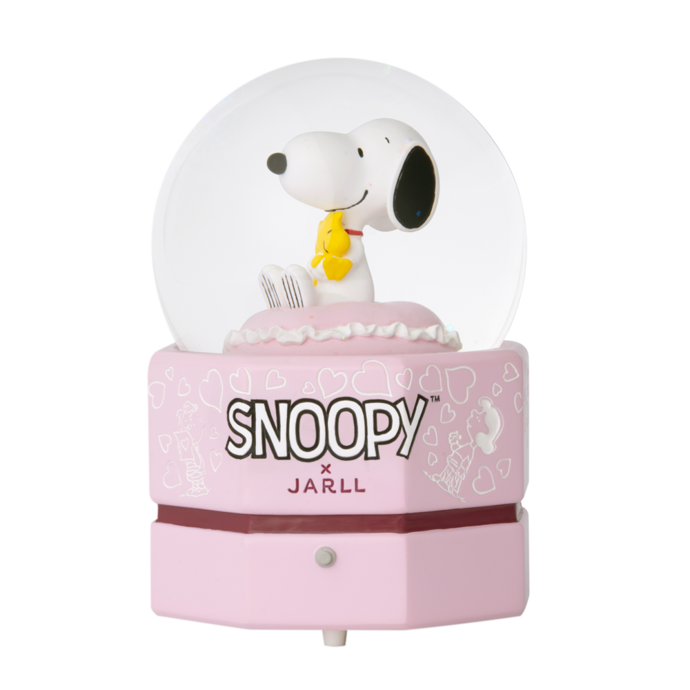 【讚爾JARLL】Snoopy史努比LOVE 燈光水晶球音樂盒 | LINE 禮物