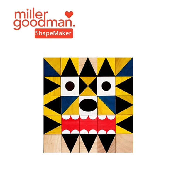 【Millergoodman】Shapemaker 驚喜拼拼樂 (共25塊積木) 兒童禮物 木製玩具 益智遊戲 | LINE 禮物