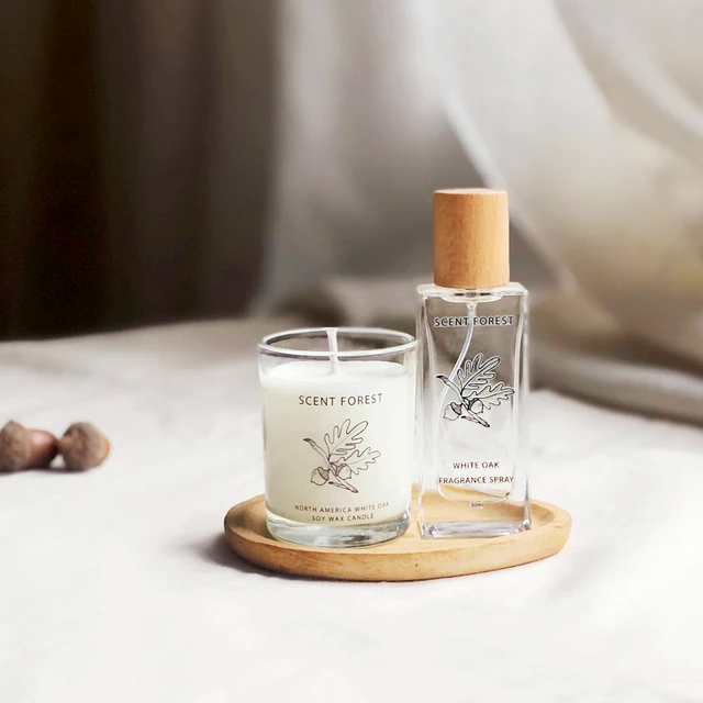 【一起1717香噴噴】LINE禮物獨家 - 香氛噴霧30mlX2＋同款氣味大豆蠟燭80gX2 與你分享好香氣 【香氛森林】 | LINE 禮物