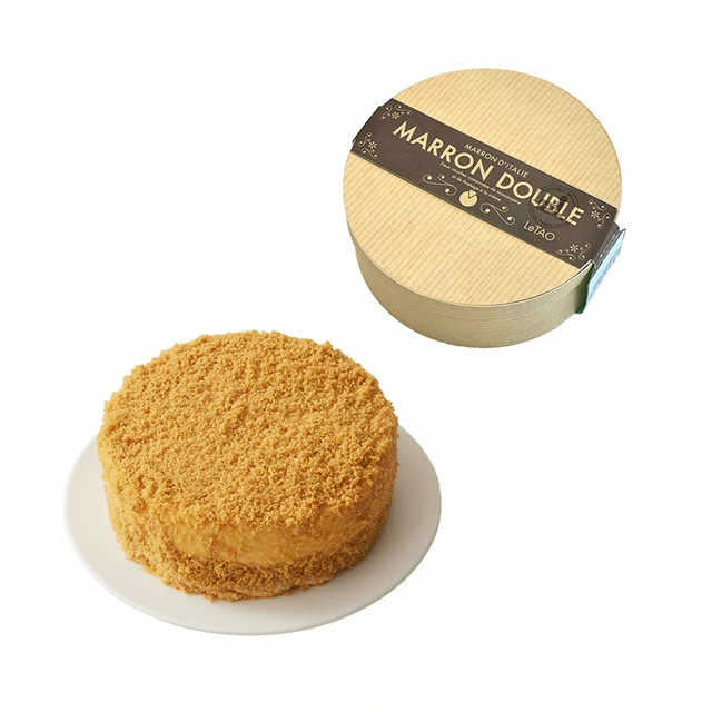 【LeTAO小樽洋菓子舖】[限量販售][情人節獻禮] 烤栗子雙層起司蛋糕 (冷凍宅配｜冷凍保存) | LINE 禮物