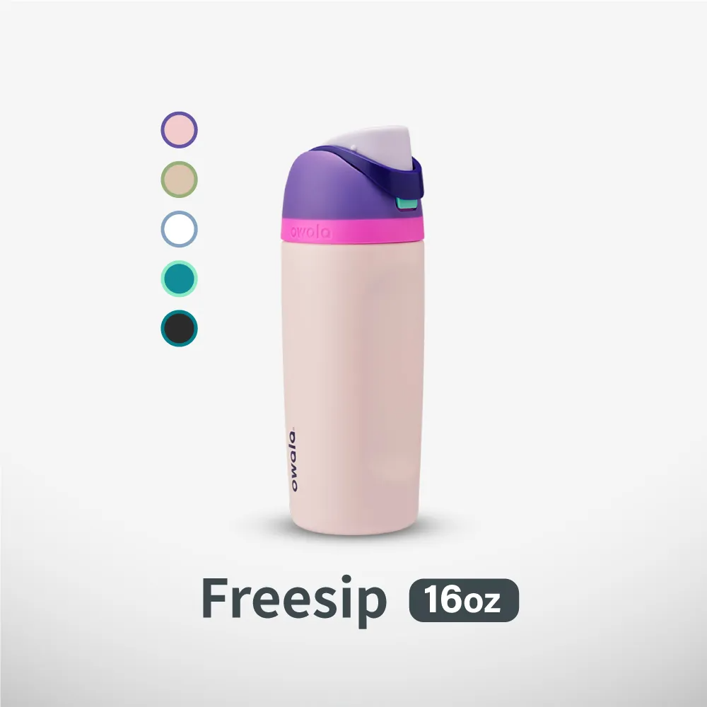 【Owala】 Freesip系列｜不鏽鋼可拆式吸管彈蓋水壺16oz/480ML (五款可選) | LINE 禮物
