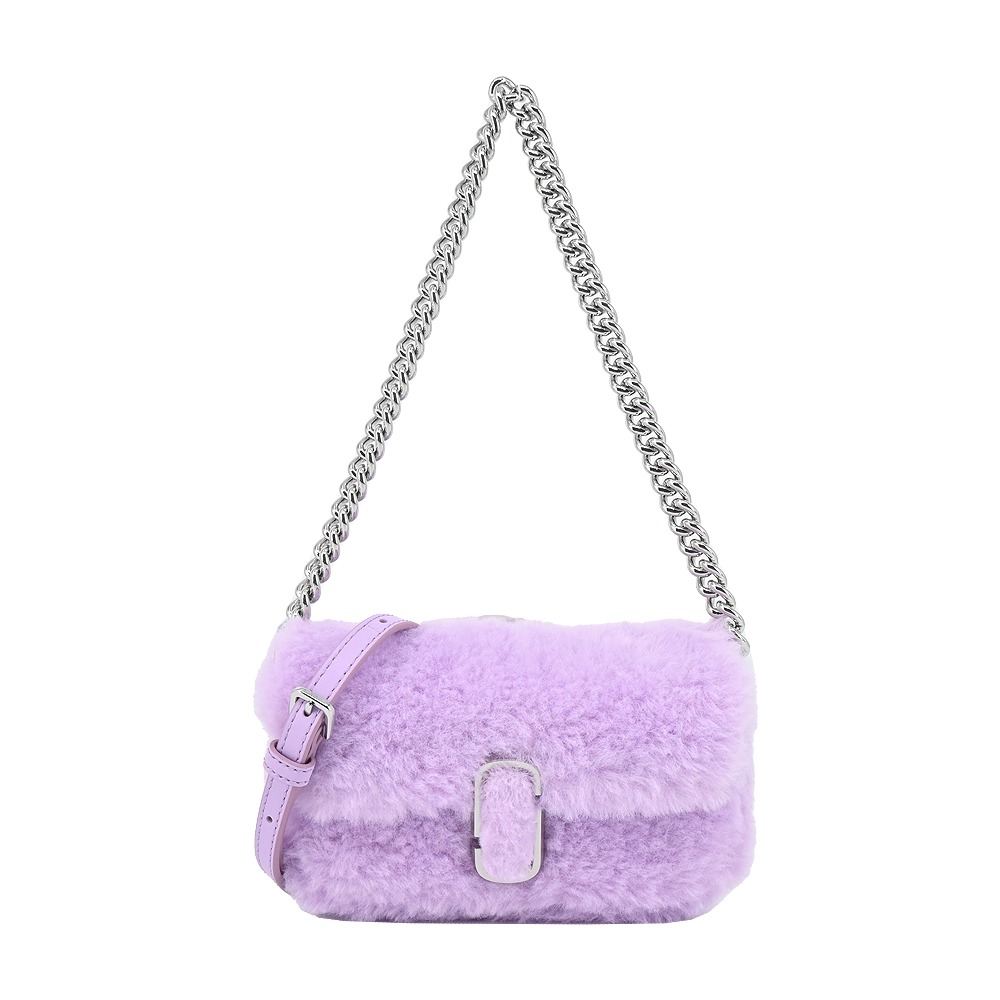 [平輸版] 【MARC JACOBS】THE TEDDY J MARC 泰迪翻蓋兩用包(迷你/紫)真品平輸 | LINE 禮物