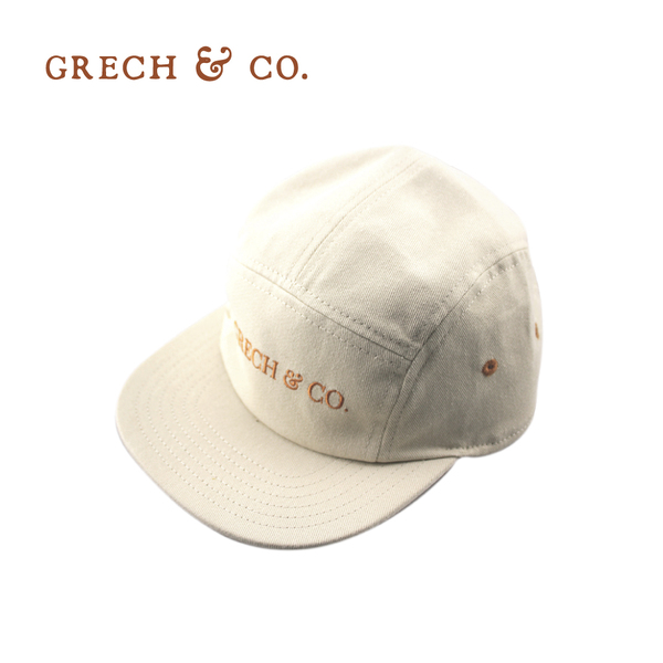 Grech&Co. 兒童遮陽帽 奶茶 (100%有機棉/帽圍尺寸可選/9個月-7歲皆可戴/撞色風格) | LINE 禮物