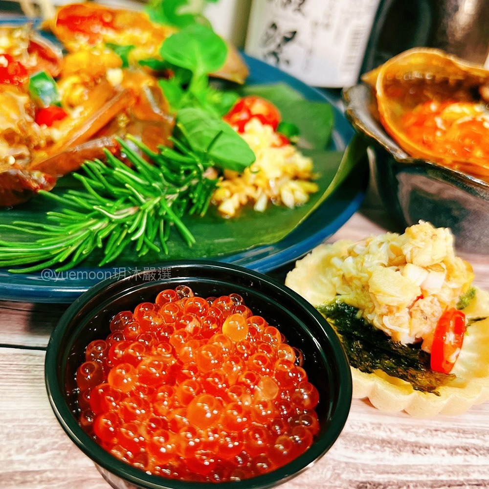 [秋蟹季]【玥沐嚴選】舒肥爆蛋六兩紅蟳+佐日本鮭魚卵/組(280G) | LINE 禮物