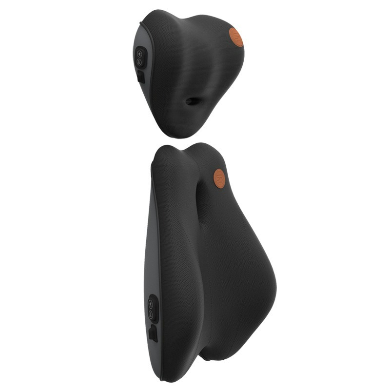 【ibits】SR 汽車護腰靠墊 車用 座椅 靠背墊 電動 智能 靜音 按摩 腰墊 記憶棉 頭枕 套裝 透氣 震動 限宅 | LINE 禮物