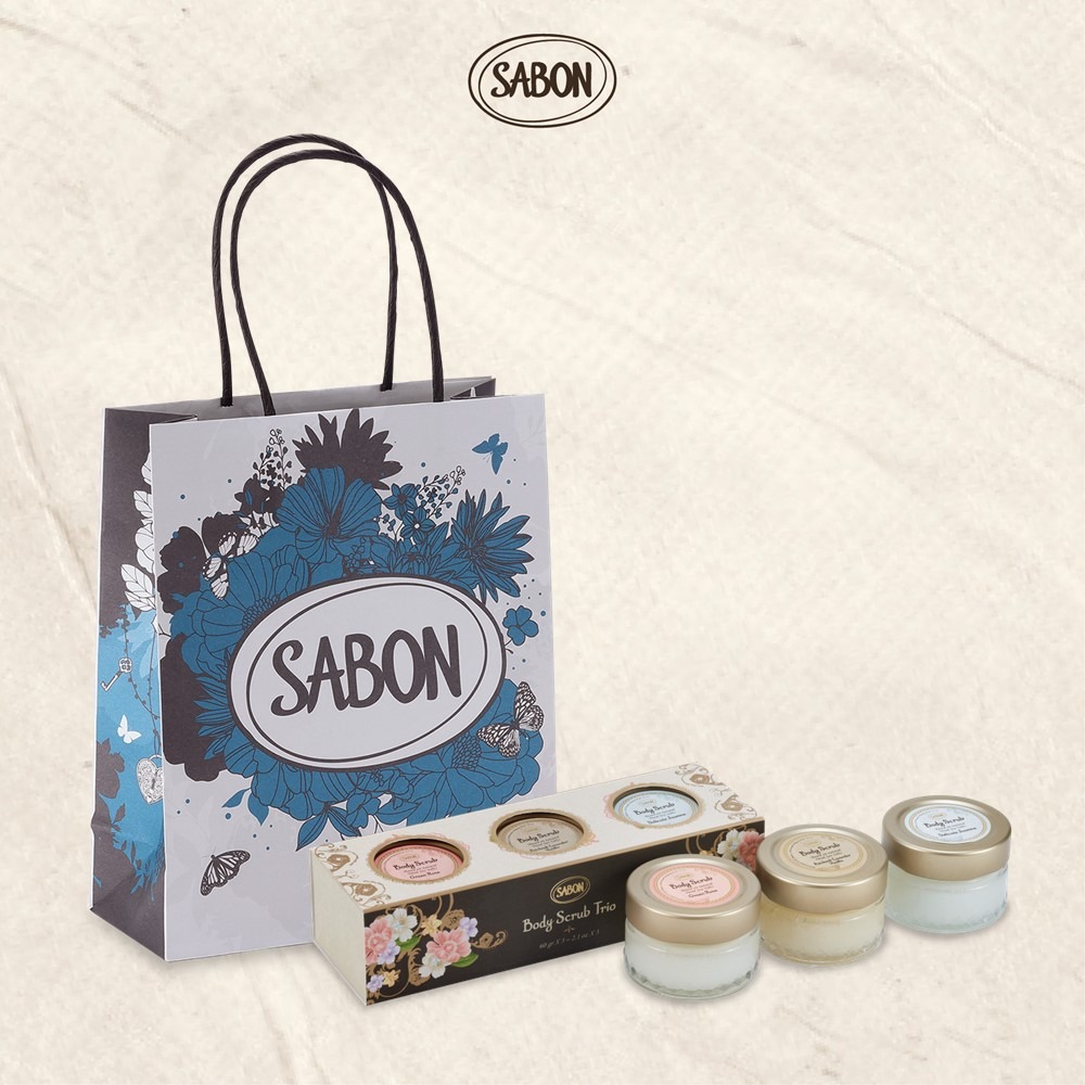 【SABON】新升級 迷你身體磨砂膏禮盒 (身體磨砂膏60g x 3入) | LINE 禮物