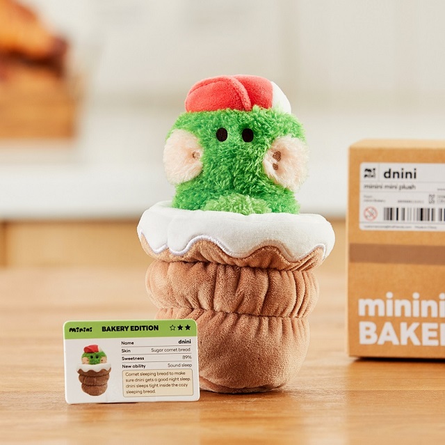 【LINE FRIENDS】Bread minini_dnini 奶油螺旋麵包造型玩偶 | LINE 禮物