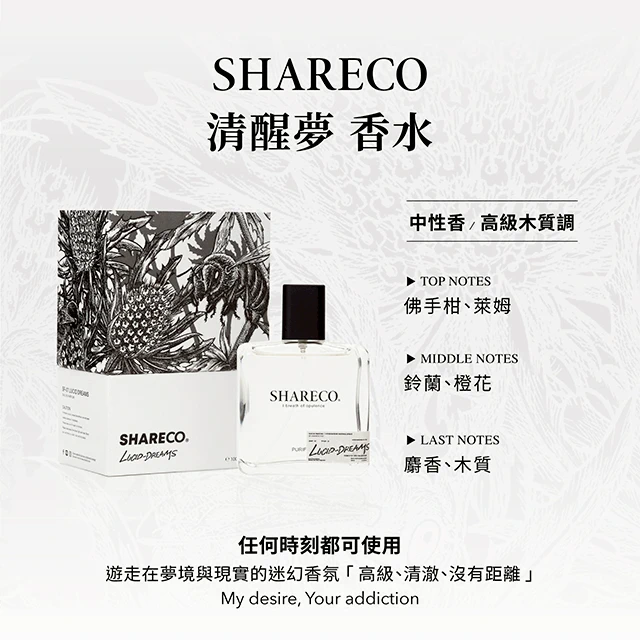 【SHARECO官方現貨】情人禮物｜2025新款香水｜瘦子 E.SO御用香氛 無序 無瑕｜男生禮物/男友禮物/木質香水/男香/女香 | LINE 禮物