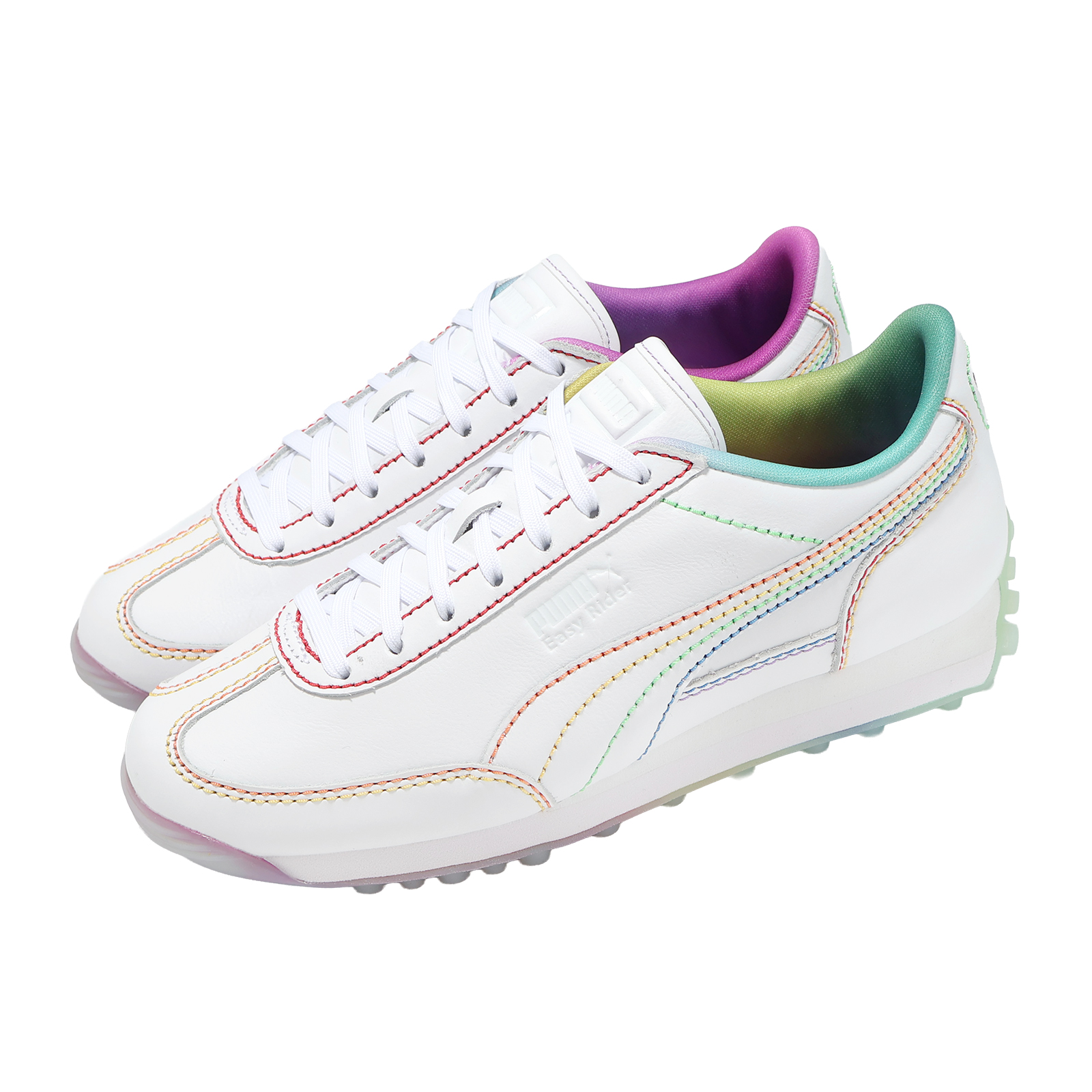 [ACS] Puma 休閒鞋 Easy Rider Pride Flag 男女鞋 白 彩虹 同志驕傲 403527-01 | LINE 禮物