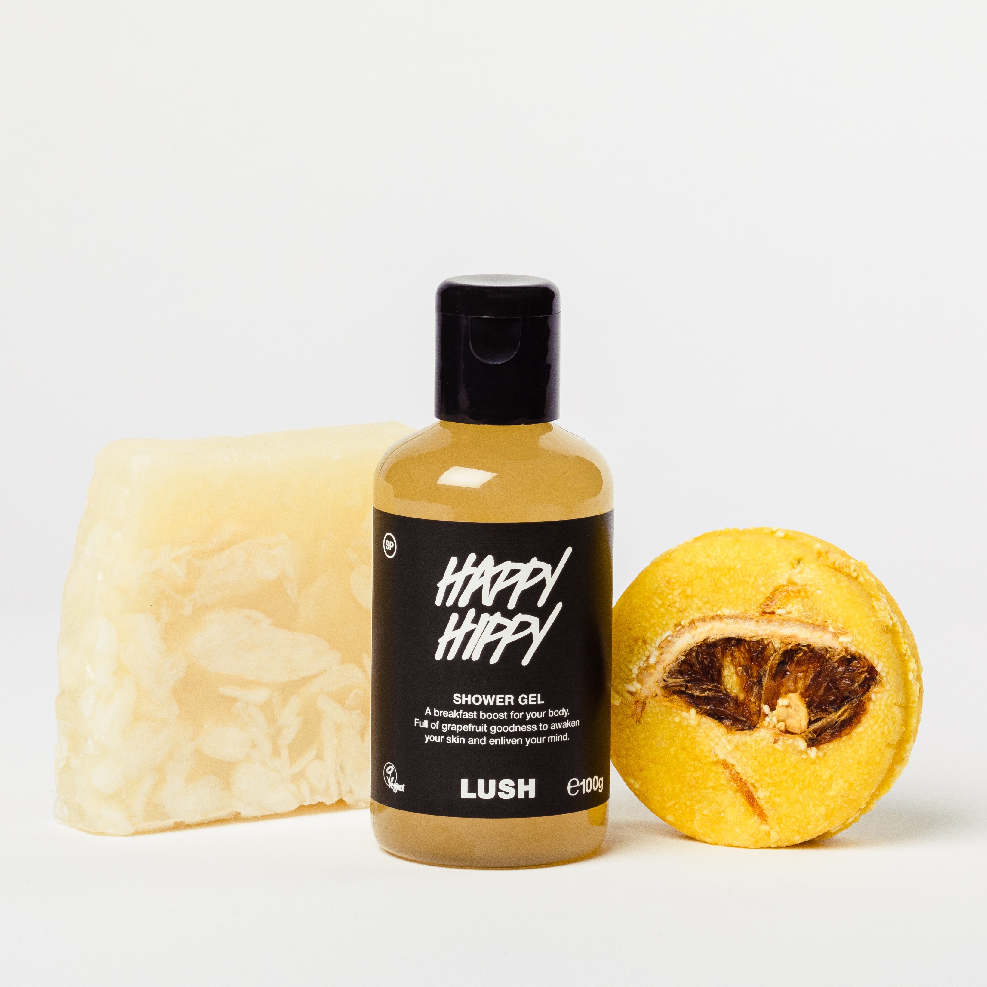 【LUSH 英國直營】為你注入滿滿活力｜熱情果香 沐浴保養及風呂巾組合 | LINE 禮物