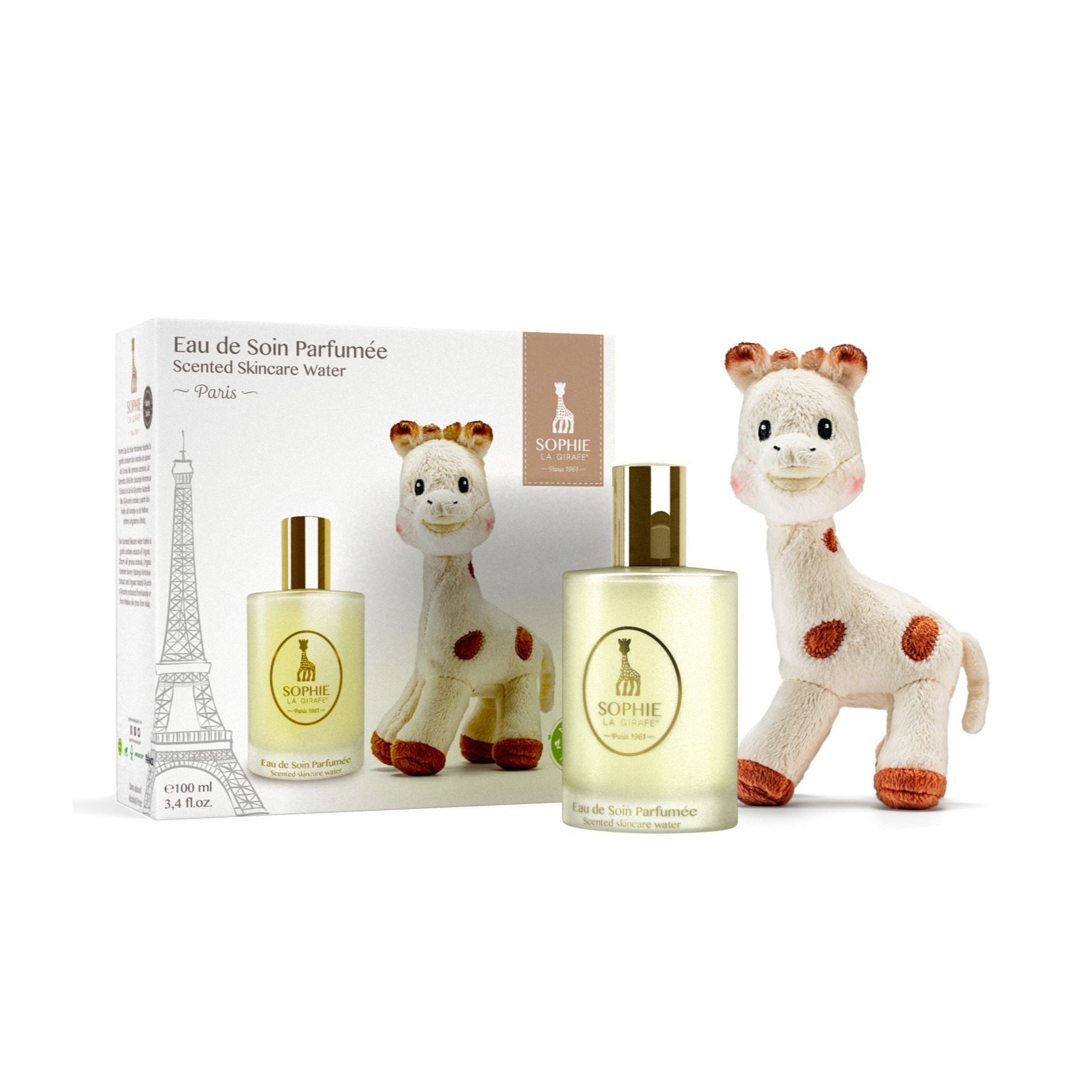 [新生兒禮物]【Parfums Sophie la girafe 蘇菲長頸鹿】寶寶香氛護膚水禮盒 | LINE 禮物