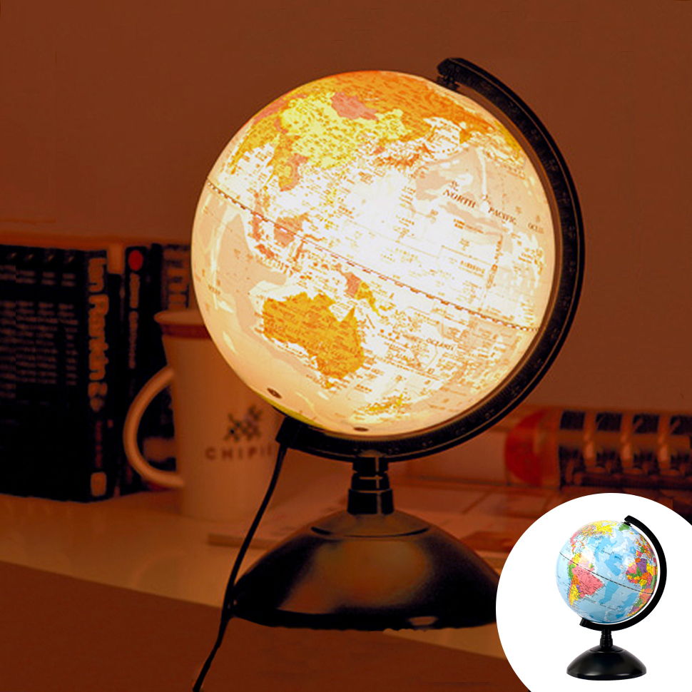 【WUZ屋子】SkyGlobe 8吋發光塑膠底座地球儀 | LINE 禮物