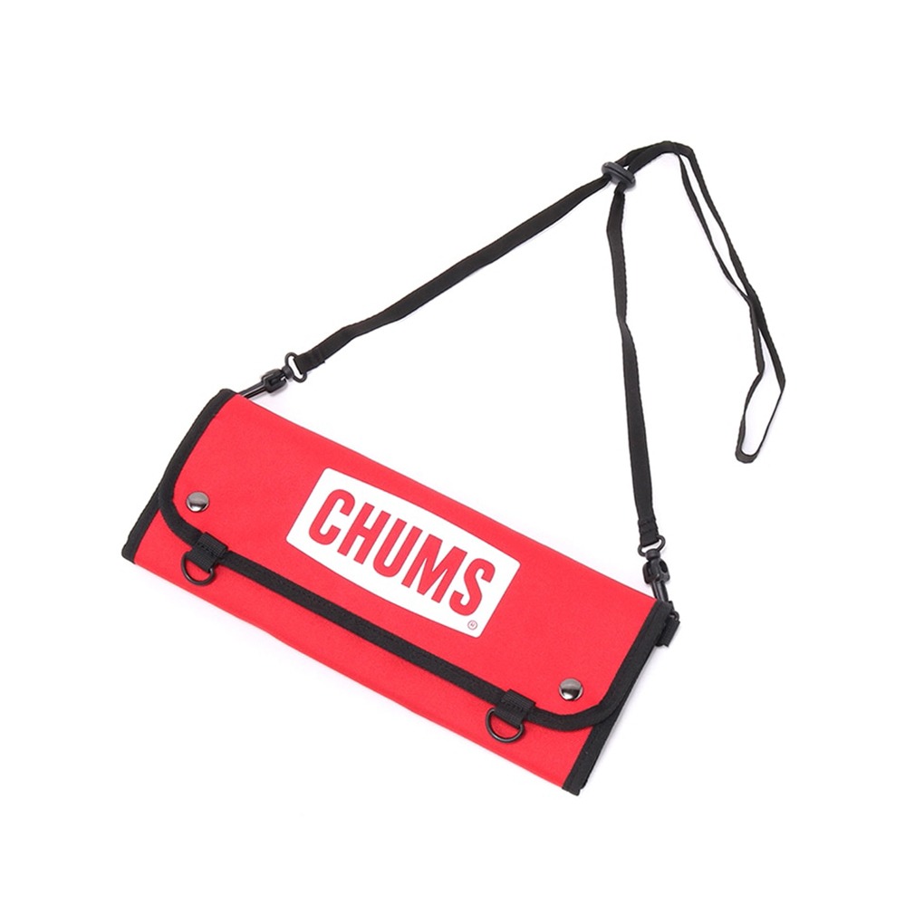 CHUMS Logo Wall Pocket廚房工具收納袋 紅色 | LINE 禮物